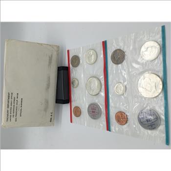 1964 US Mint Set Uncirculated Coins of the Denver and Philadelphia Mint ...