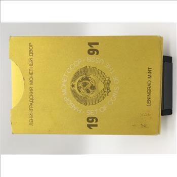 1991 USSR Mint Coin Set Leningrad Mint *In Original Packaging ...