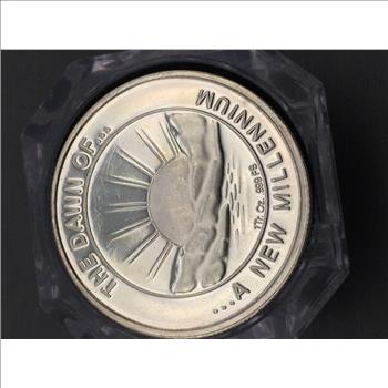 2000 New Millennium 1oz .999 Fine Silver Round | Property Room