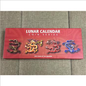 Lunar Calendar Coin Series 2012 Year of the Dragon 1 oz Silver Proof ...