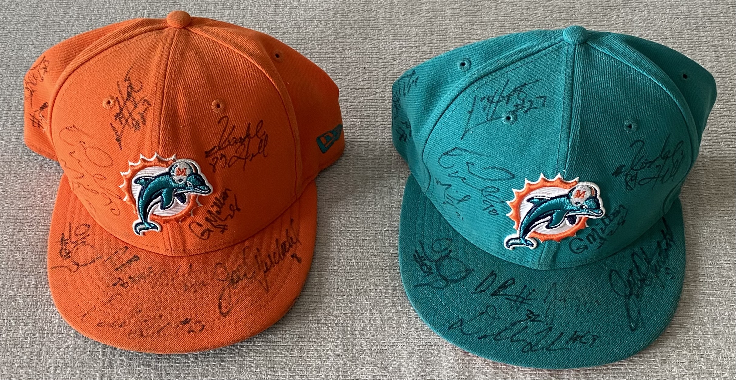 NFL Miami Dolphins Autographed Hats | Property Room