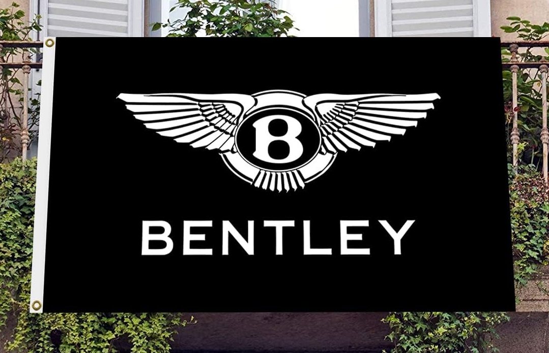 Bentley Flag 3 × 5 Feet w/ 2 Brass Washers | Property Room
