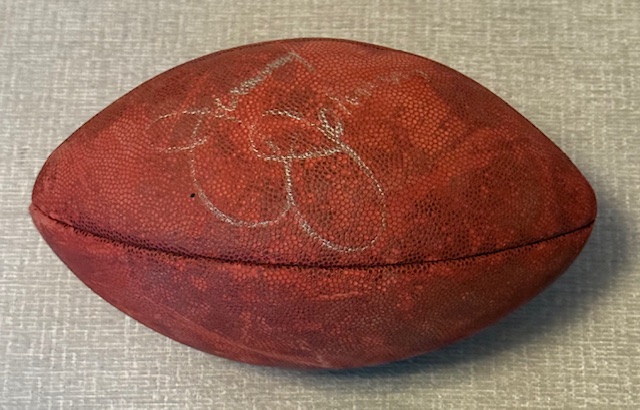 Jimmy Johnson's autographed football | Property Room