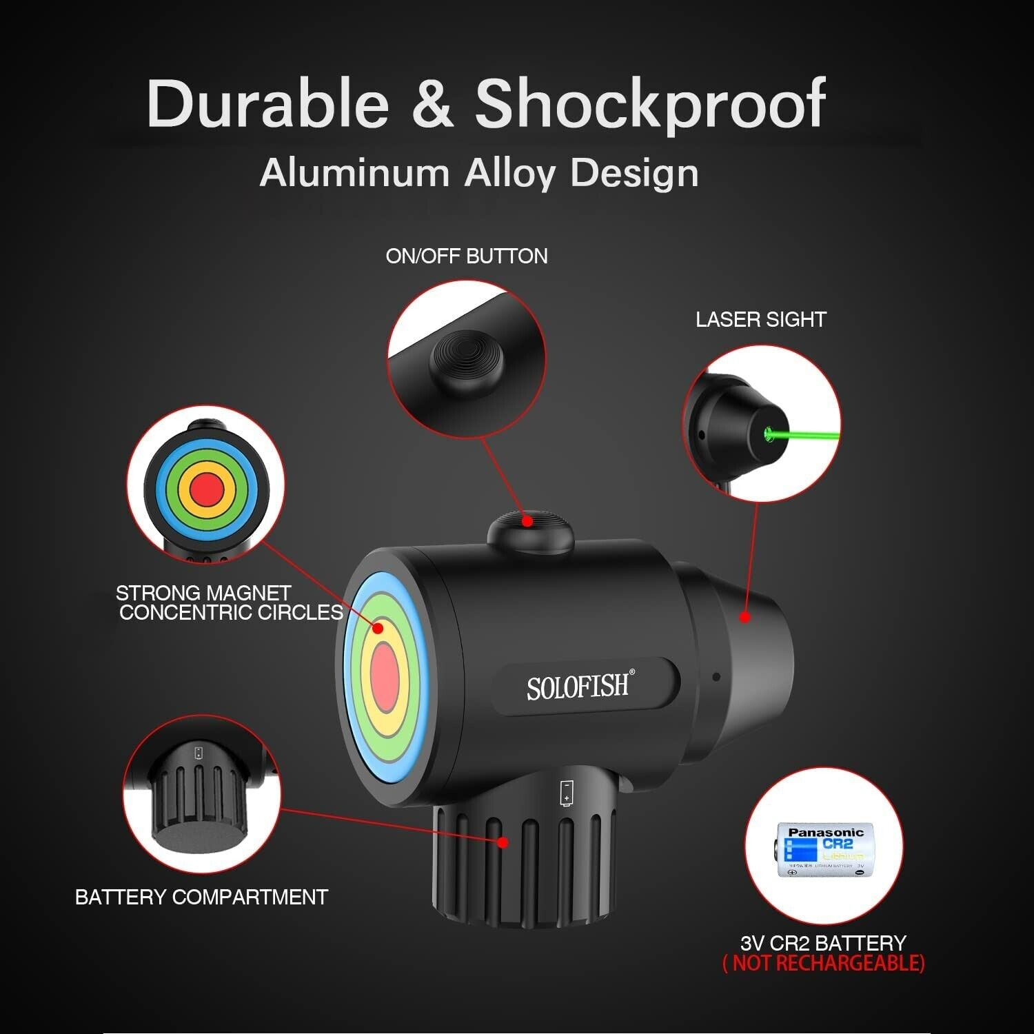 SOLOFISH Magnetic Green Laser | Property Room