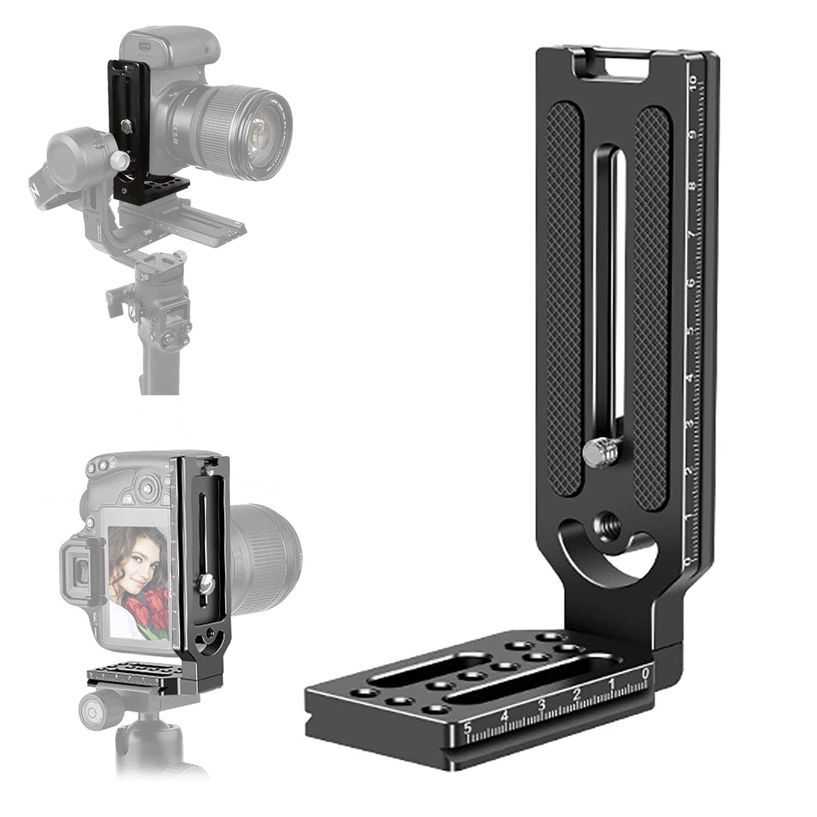 Noah DSLR Camera L Bracket Vertical Horizontal Switching Tripod Quick ...