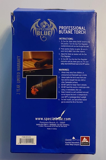 Special Blue Monster Pro 2 Butane Torch. | Property Room