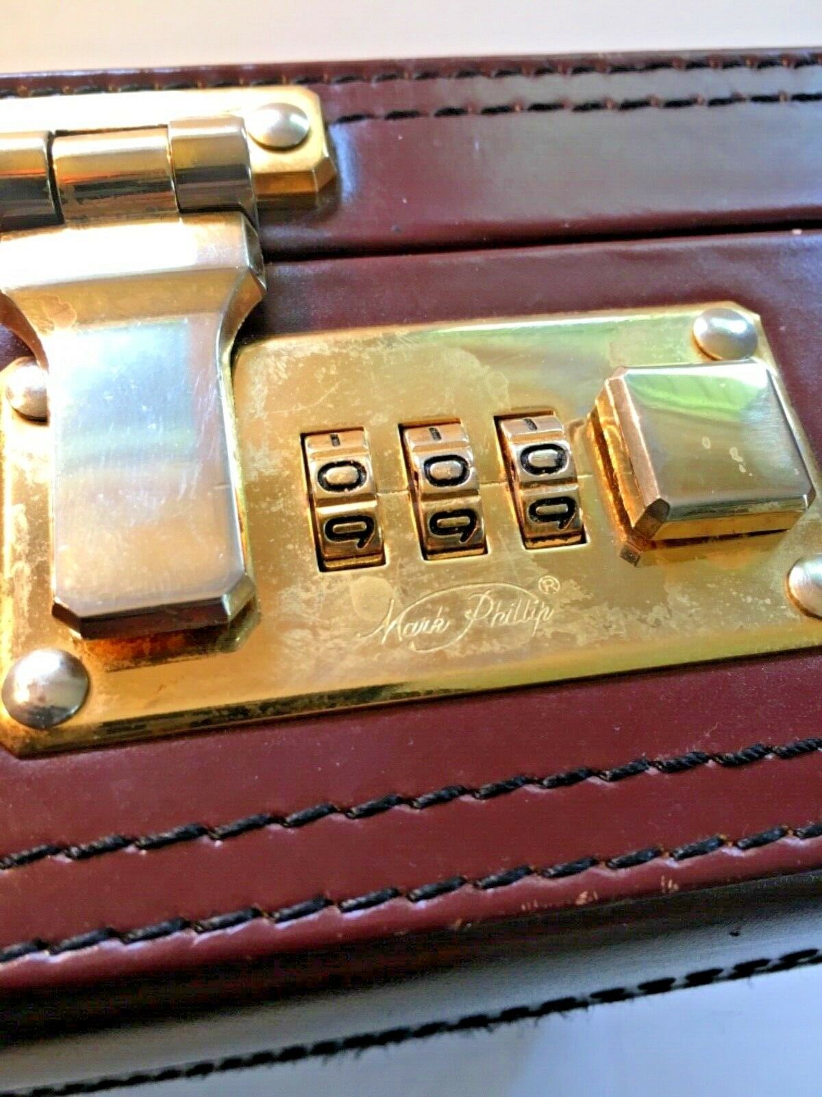 Vintage Mark Phillip Leather Briefcase | Property Room