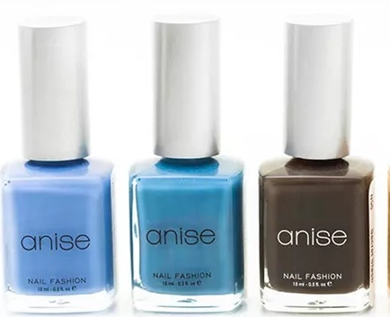 Anise Nail Polish Deep Colors 6 Bottles | Property Room