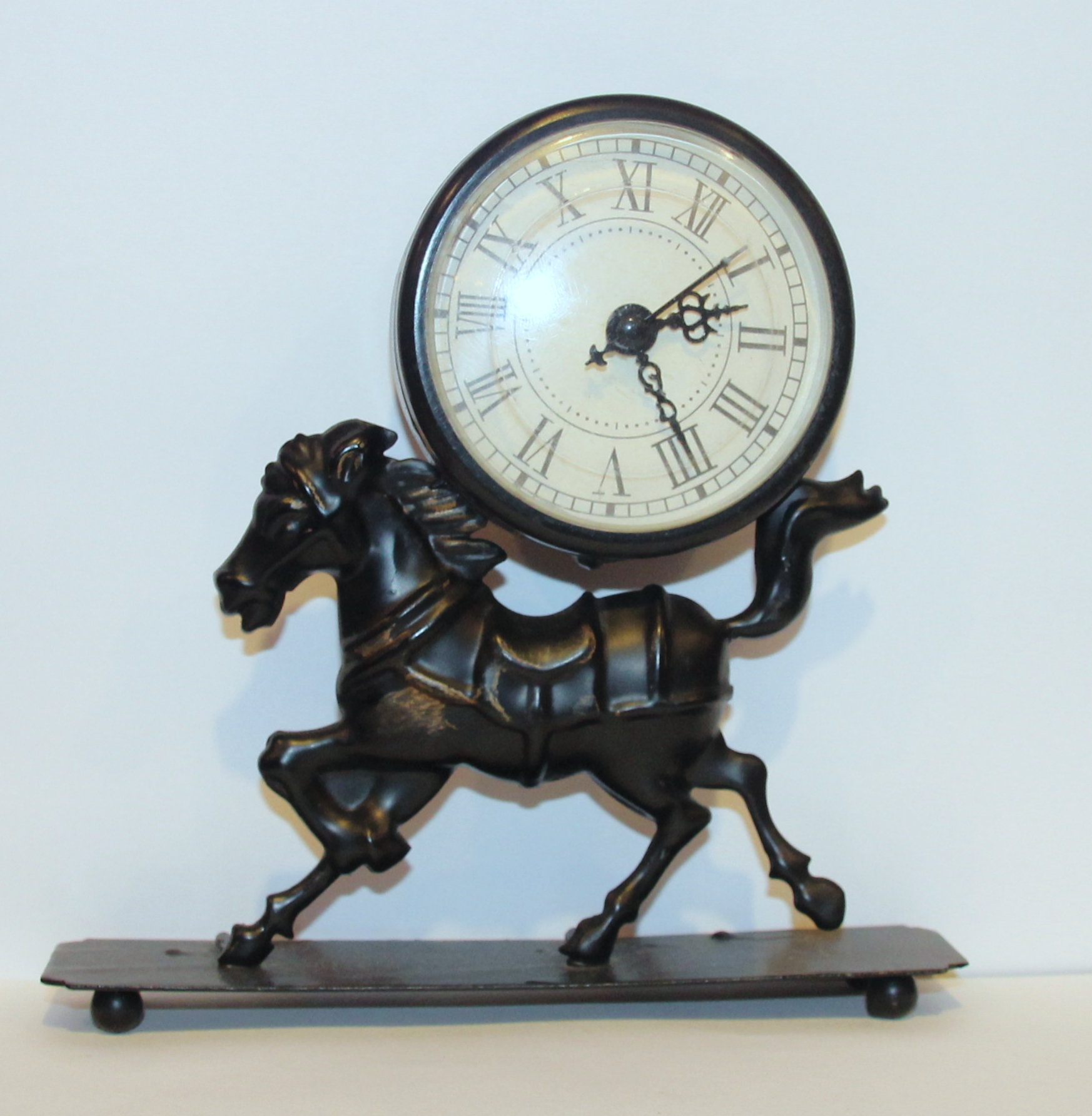 Rare Vintage Horse Clock Circa 1970's | Property Room