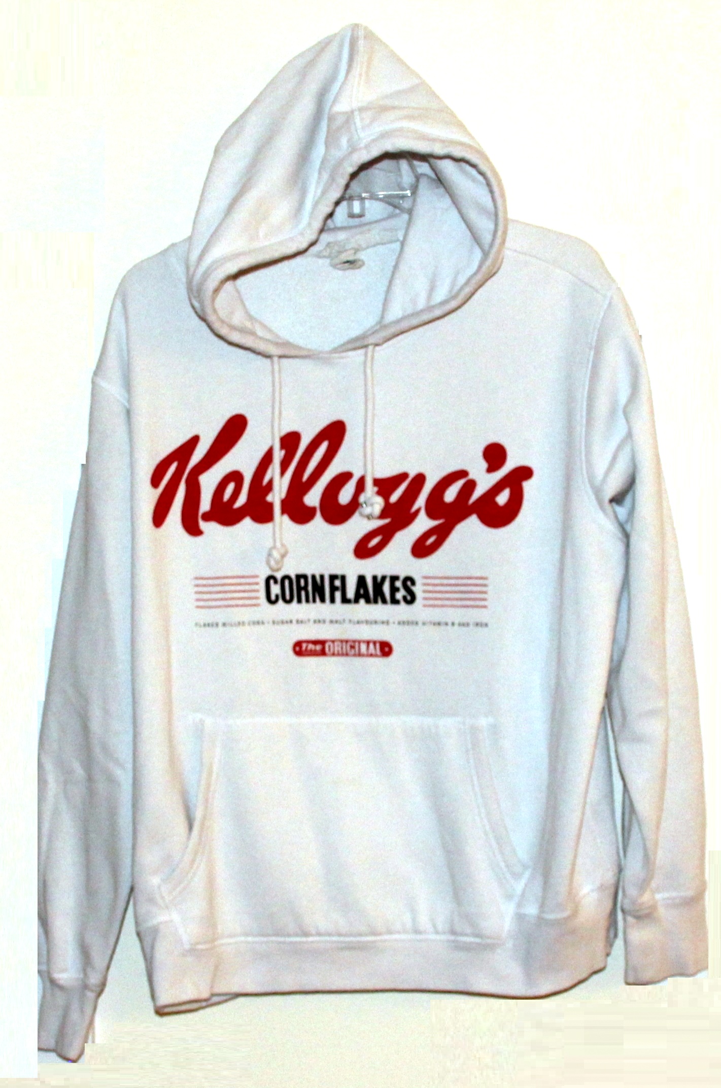 vintage Kellogg's Corn Flakes Hoodie Pullover Size X-Large | Property Room