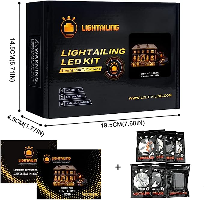 LIGHTAILING Led Light for Lego 21330 Ideas Home Alone Building Blocks ...