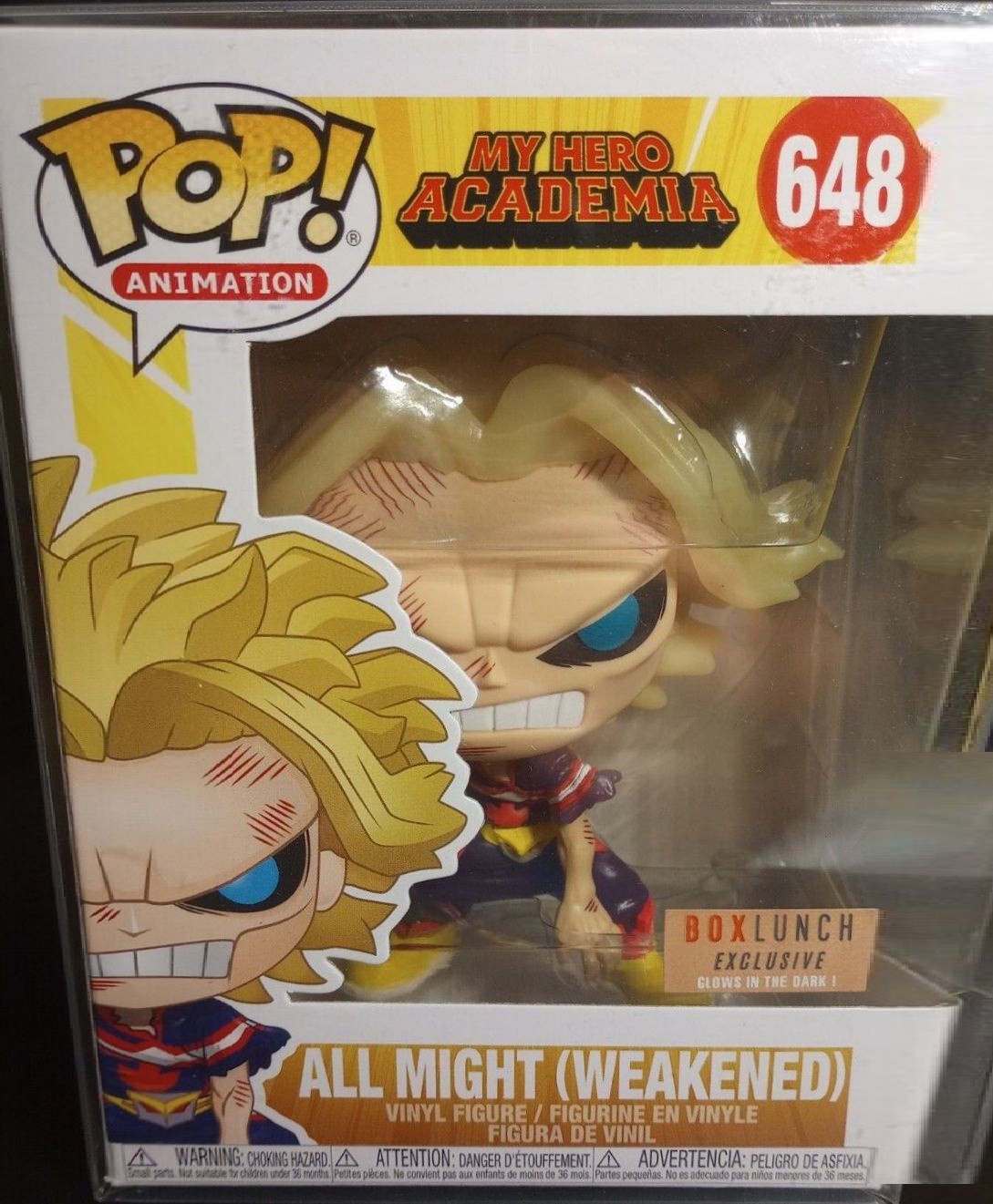Funko Pop! Animation All Might (Weakened) #648 My Hero Academia Box ...