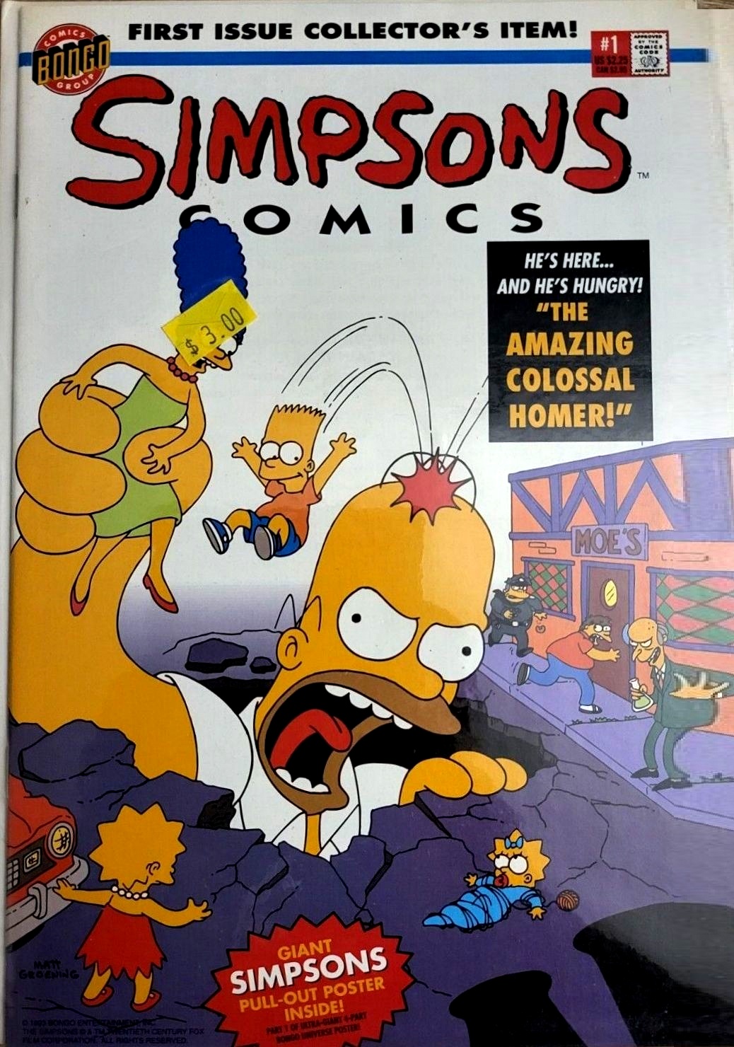 Simpsons Comics First Edition Bongo Comic Book Mint Condition ...