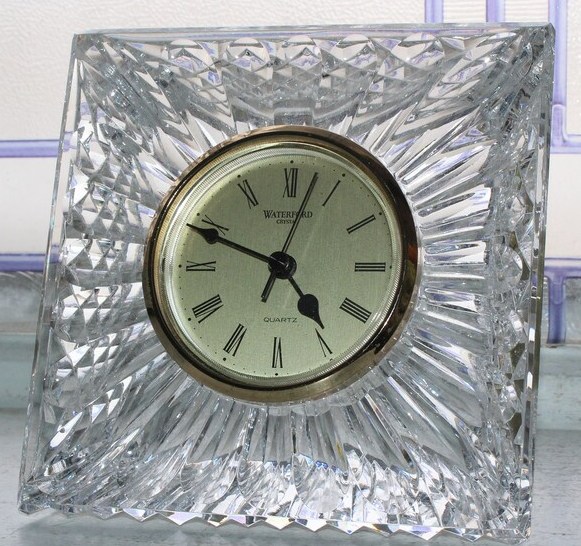 Waterford Crystal Quartz Desk Clock Circa 1985 | Property Room