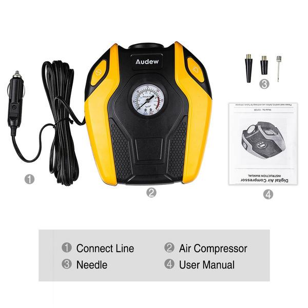 Audew 150W Portable Air Compressor Pump | Property Room