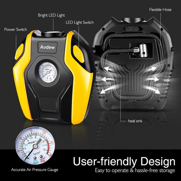 Audew 150W Portable Air Compressor Pump | Property Room