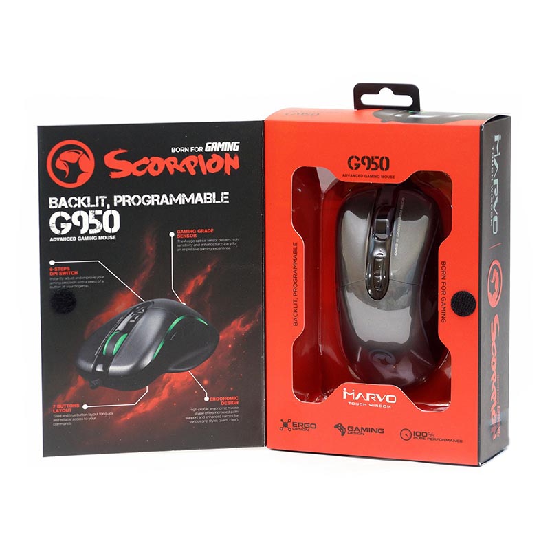 Marvo Scorpion Backlit Programmable Advanced Gaming Mouse | Property Room