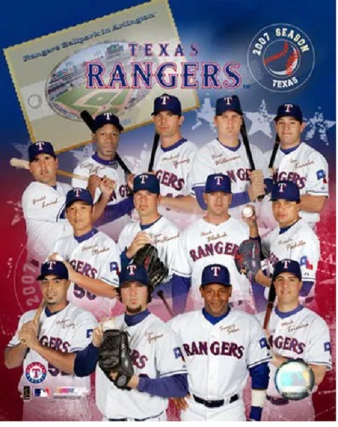 Authentic MLB Texas Ranger Team Glossy Picture 8 x10 | Property Room