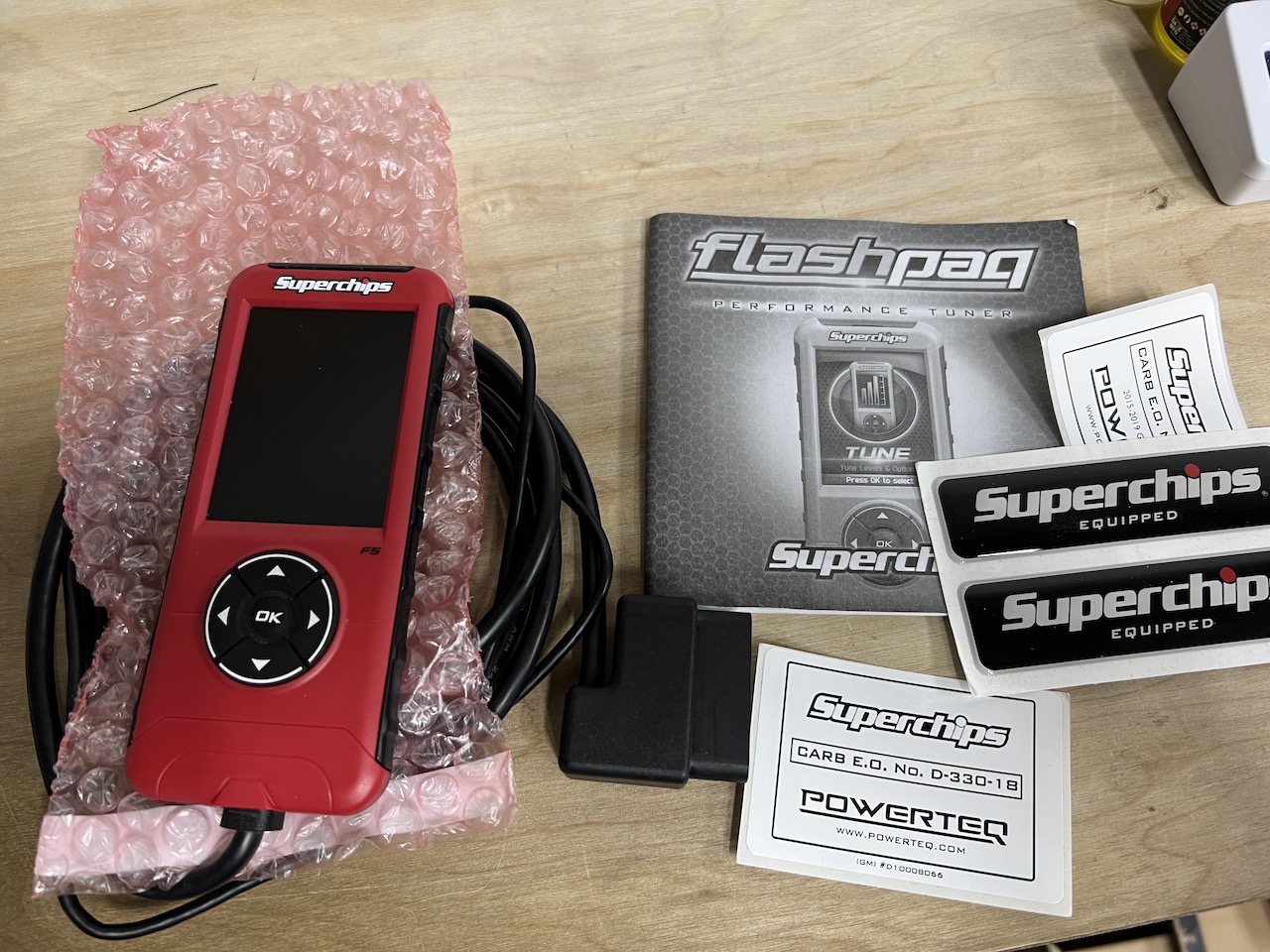 Superchips Flashpaq model 1845 vehicle tuner | Property Room