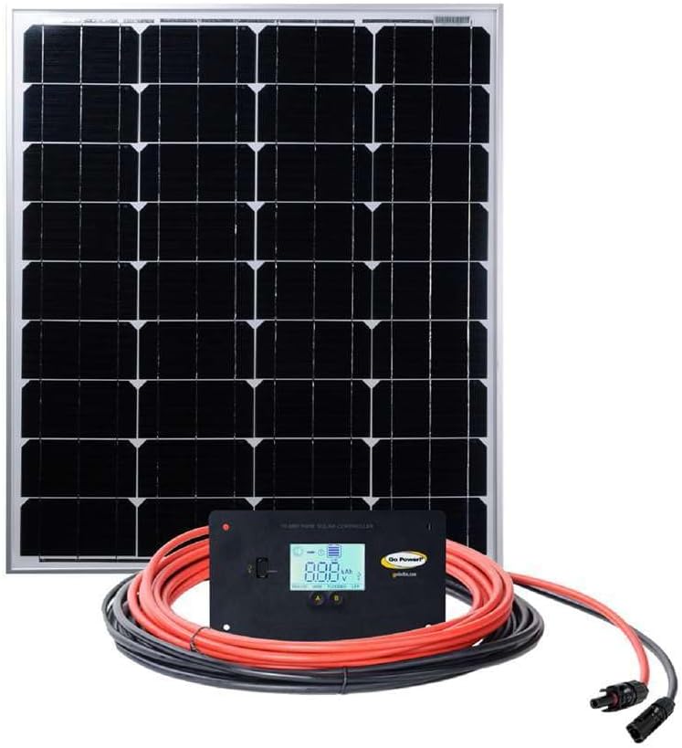 Go Power GP-ECO-80 Solar Trickle Charger 80W 4.6A Kit | Property Room