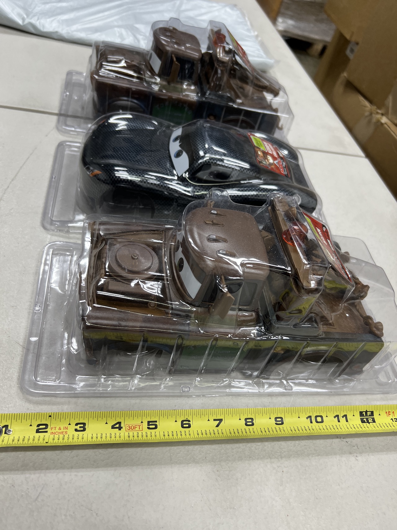 Disney Pixar Cars toy bodies - Large - 2 Mater and 1 carbon McQueen ...