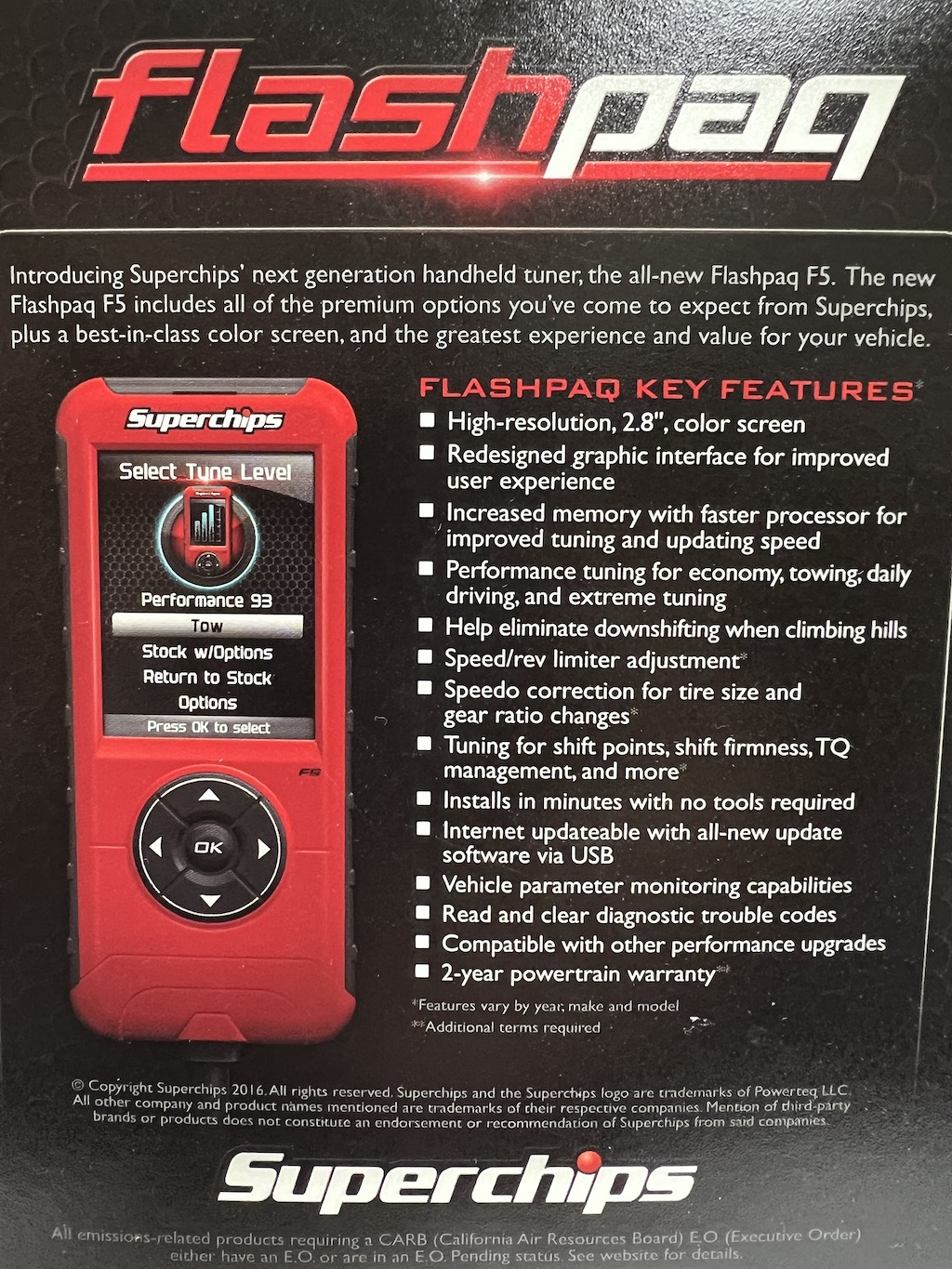 Superchips Flashpaq model 3845 vehicle tuner | Property Room