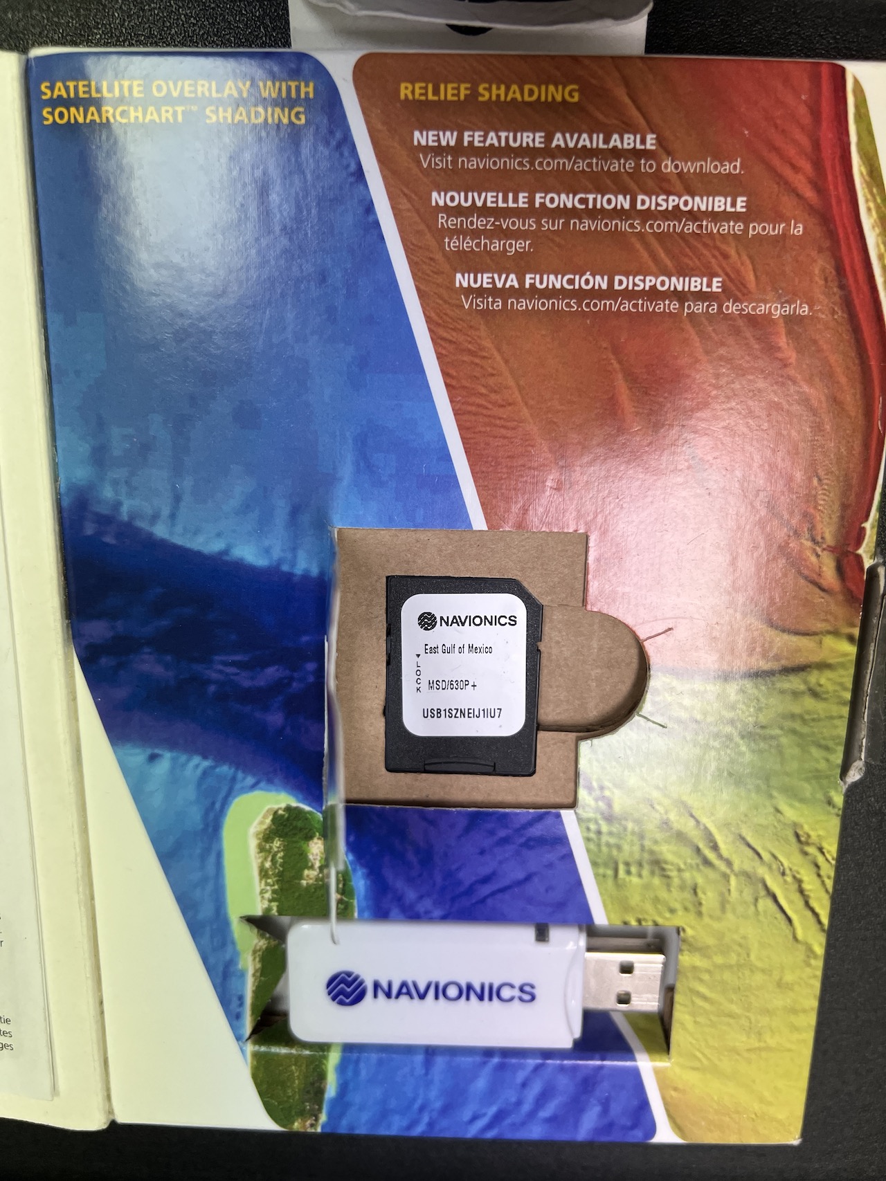 Navionics Platinum Plus 630P+ East Gulf of Mexico Marine Charts on SD ...