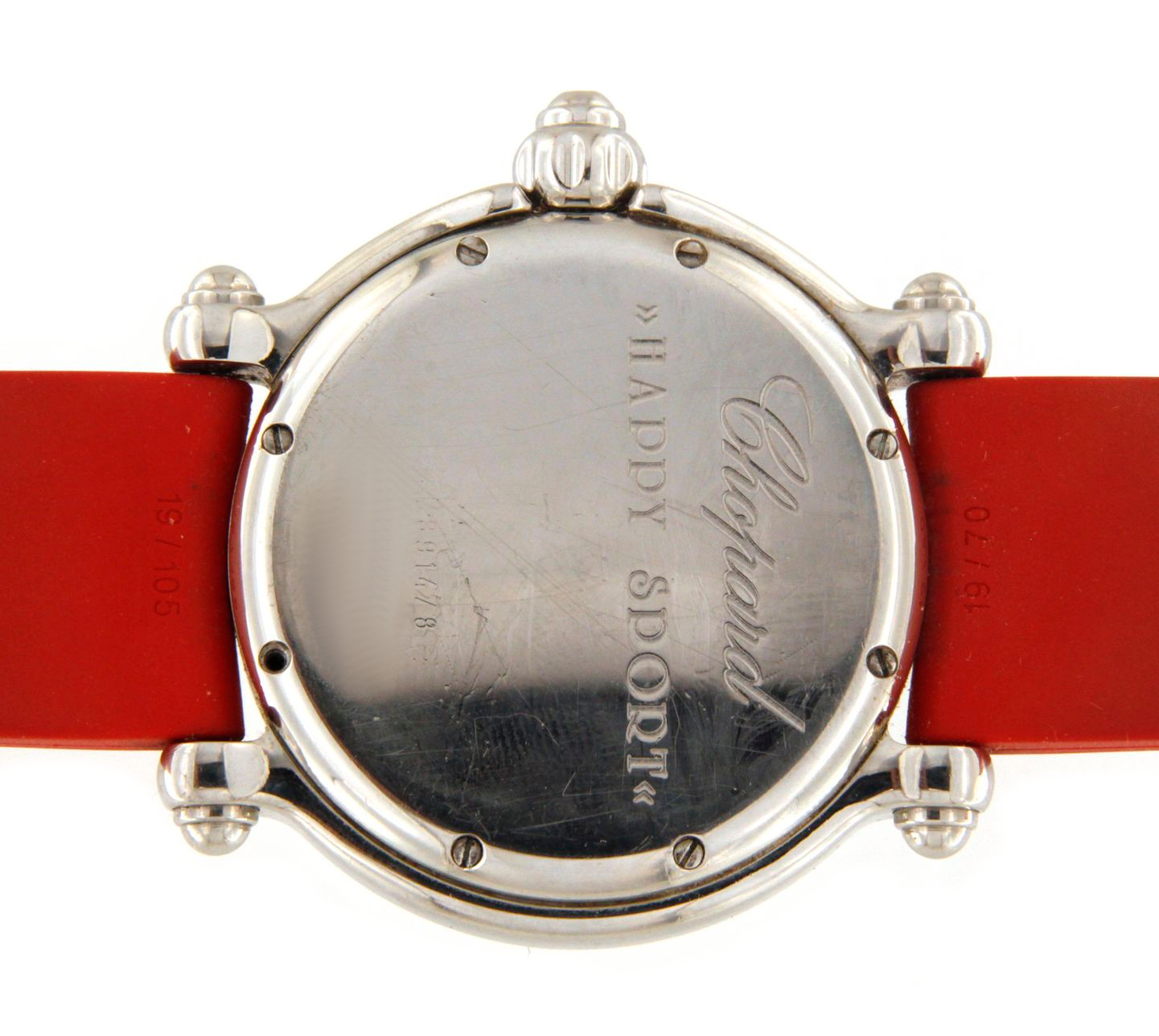 CHOPARD HAPPY BEACH DIAMOND 38MM LADIES WATCH | Property Room