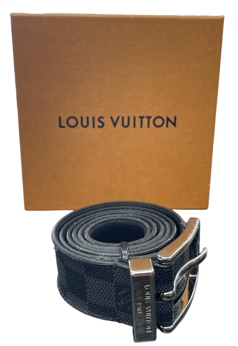 LOUIS VUITTON MENS DAMIER BELT M9402 WITH BOX | Property Room