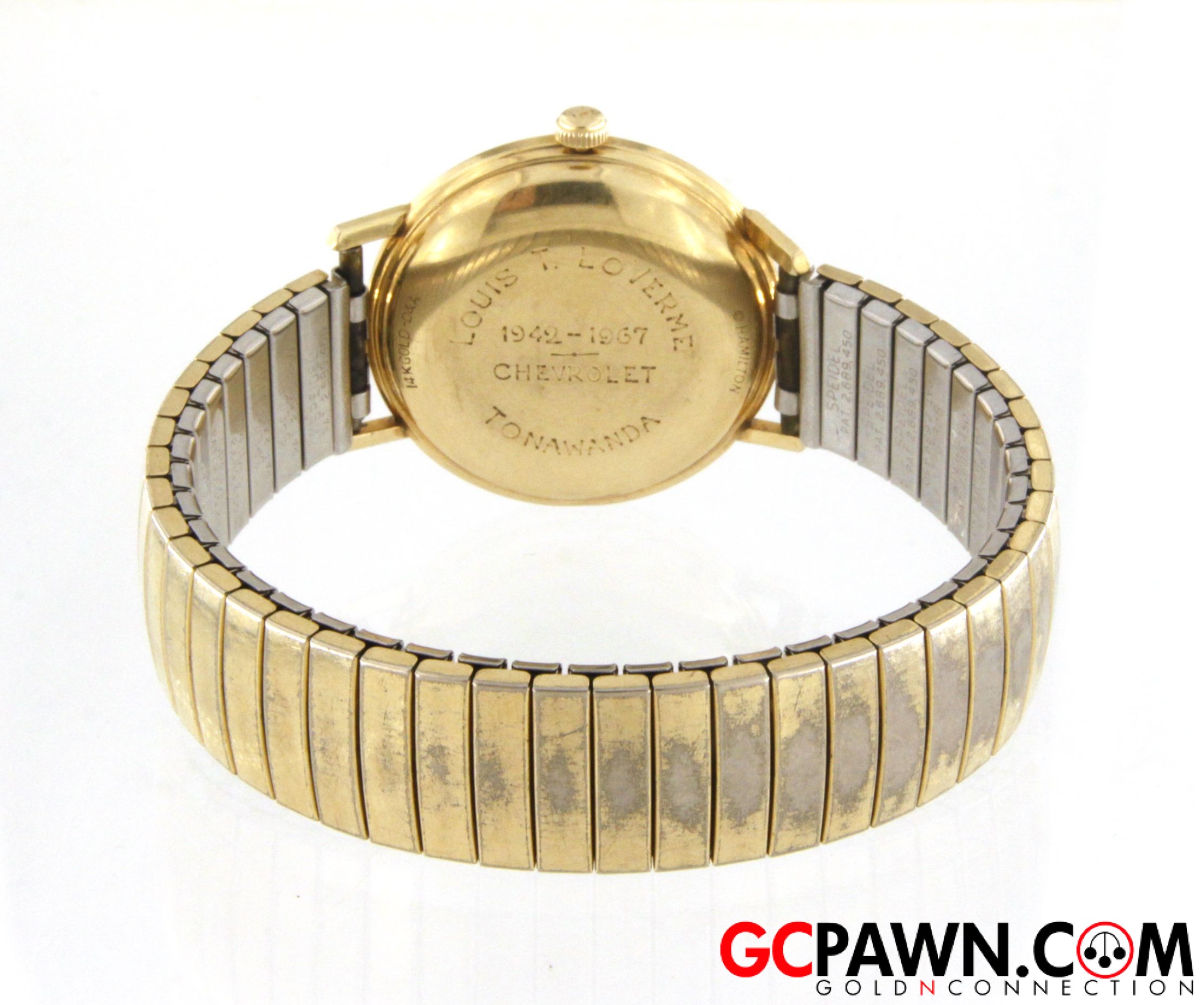 VINTAGE HAMILTON CHEVROLET 32MM QUARZ WRIST WATCH *READ DESCRIPTION ...