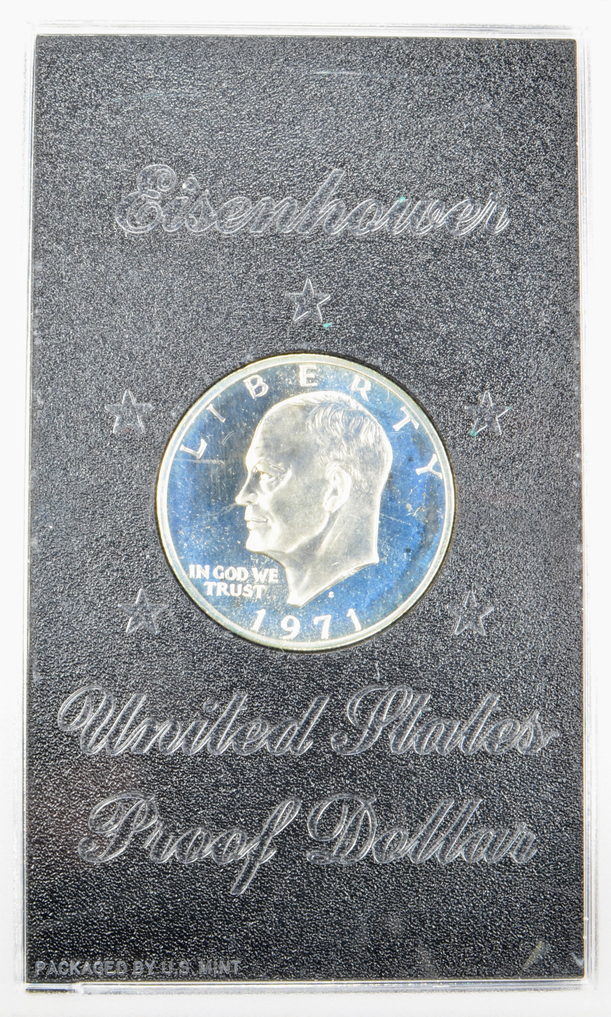 Rare - Peg Leg Variety 1971-S United States Eisenhower Proof Silver ...