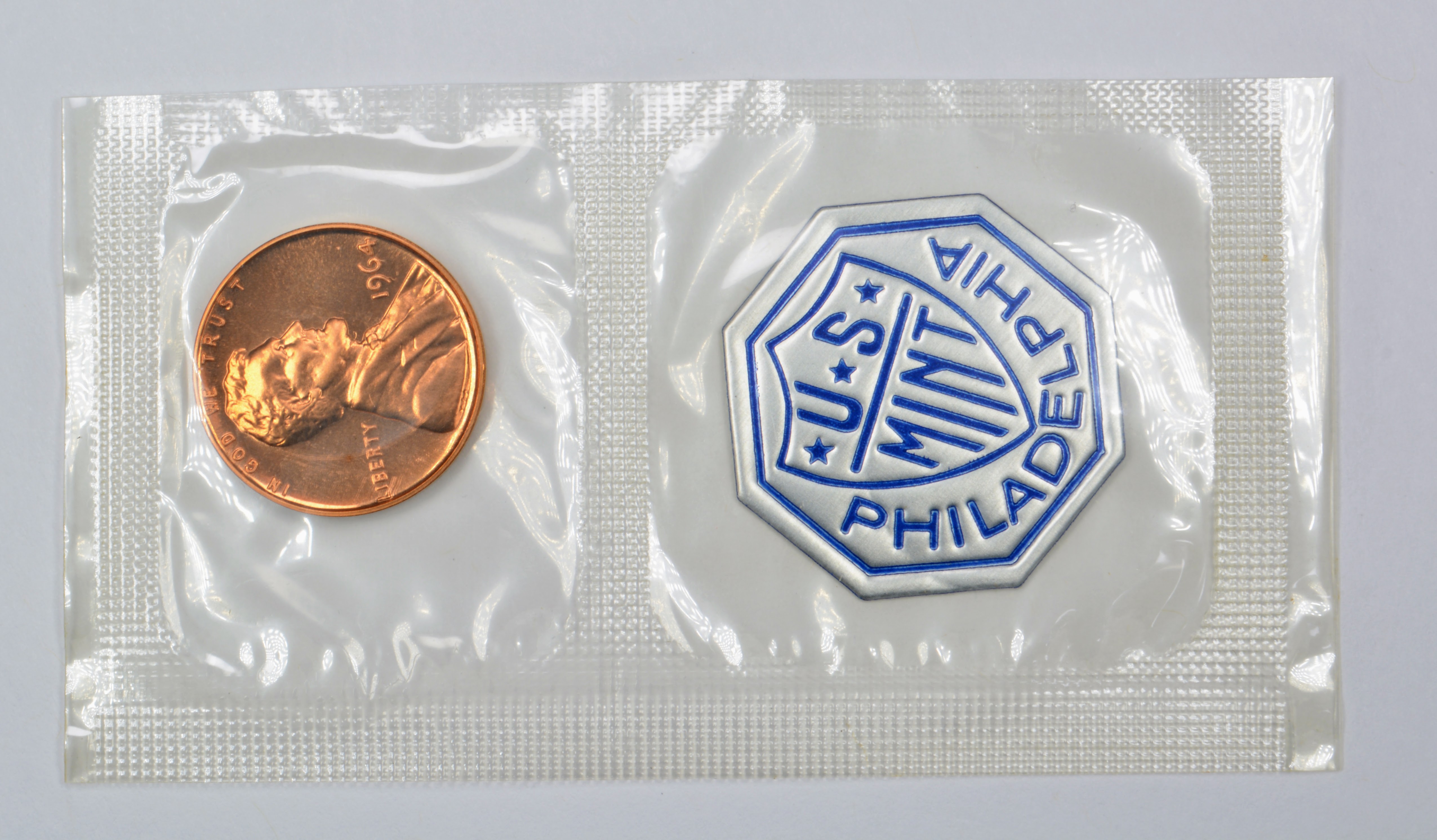 1964 Proof Lincoln Memorial Cent 1c in Original Sealed Packaging ...