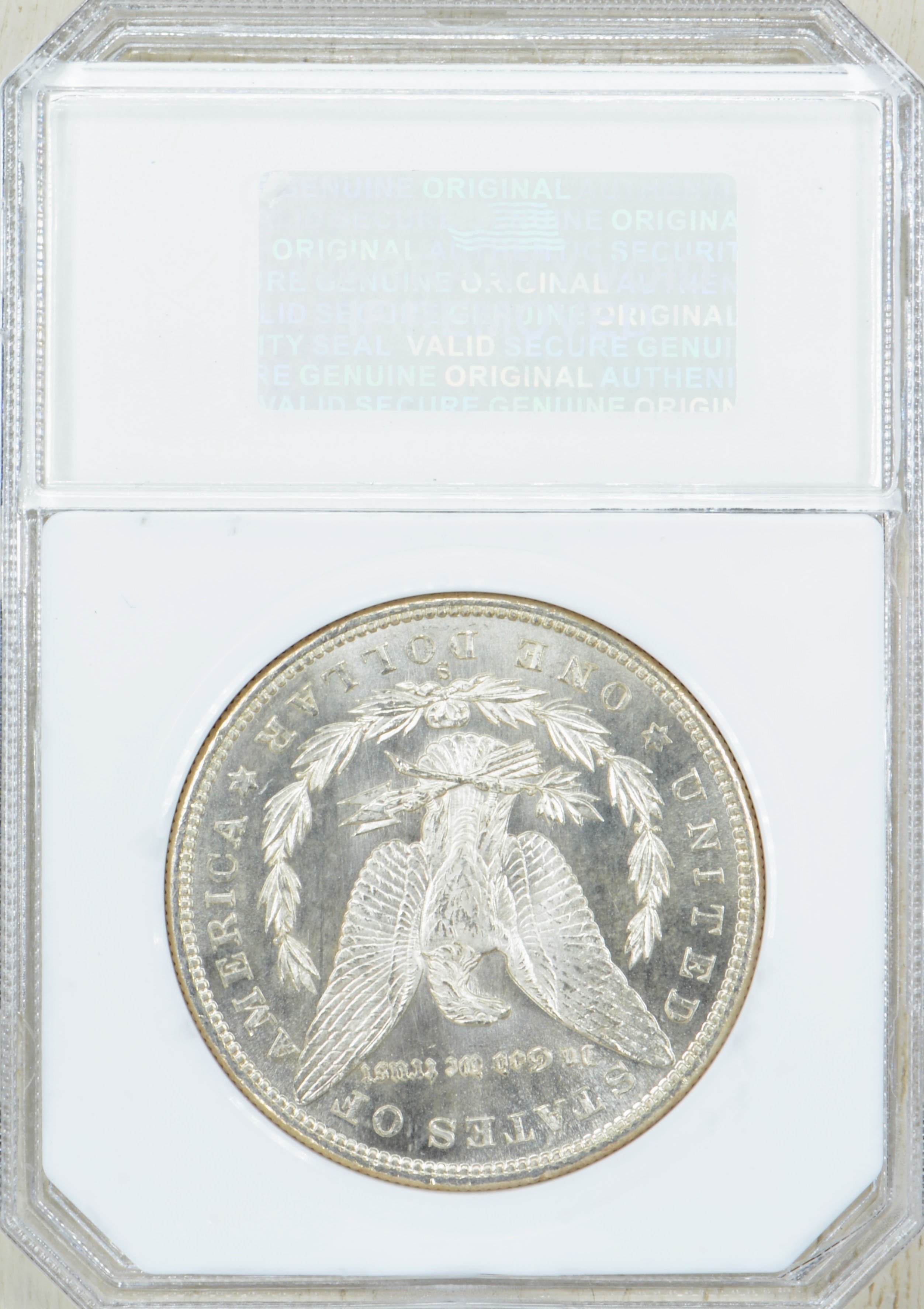 1880-S Morgan Silver Dollar $1 - Graded by PCI MS67+ PL | Property Room