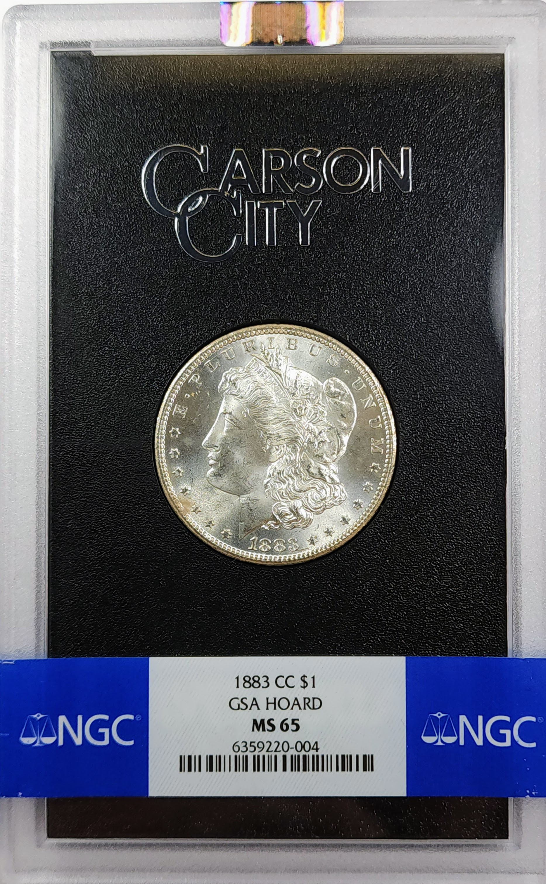 1883-CC Morgan Silver Dollar $1 - GSA HOARD! Graded by NGC MS65 ...