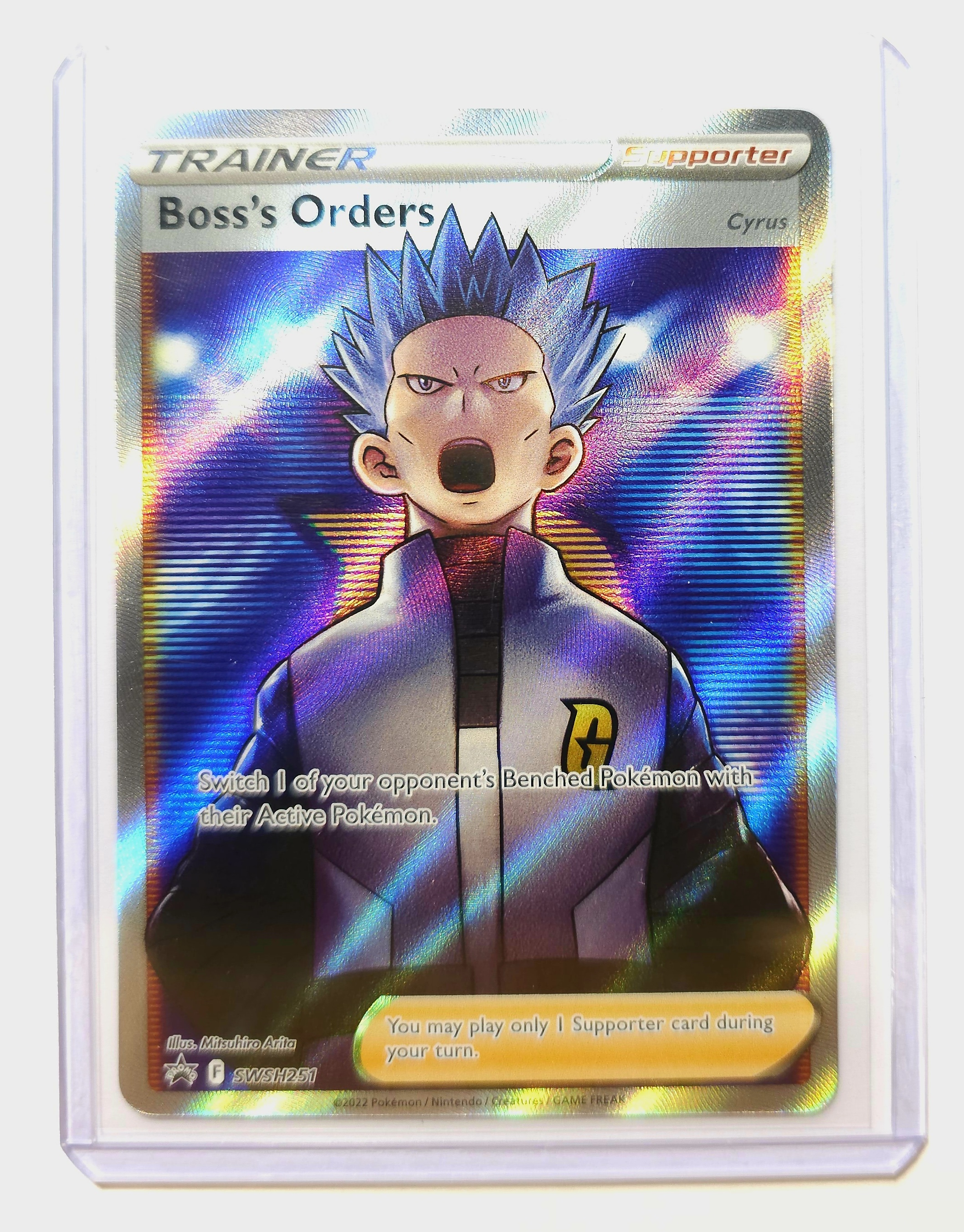 2022 Pokemon BOSS'S ORDER #SWSH251 Pokemon PROMO FULL ILLUSTRATION ART ...