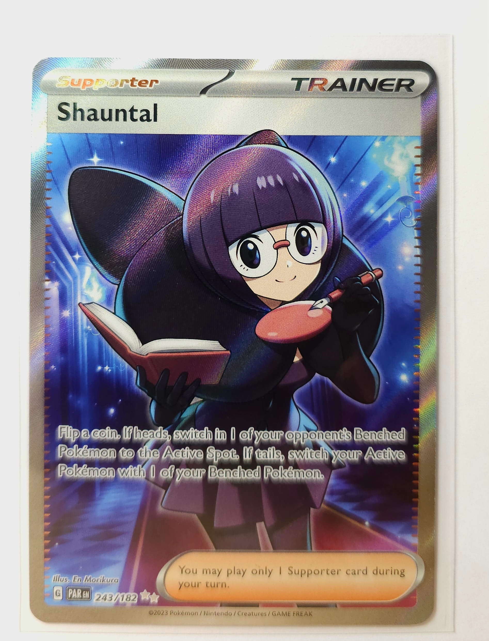 2023 Pokemon SHAUNTAL #243 Paradox Rift FULL ILLUSTRATION ART DOUBLE ...
