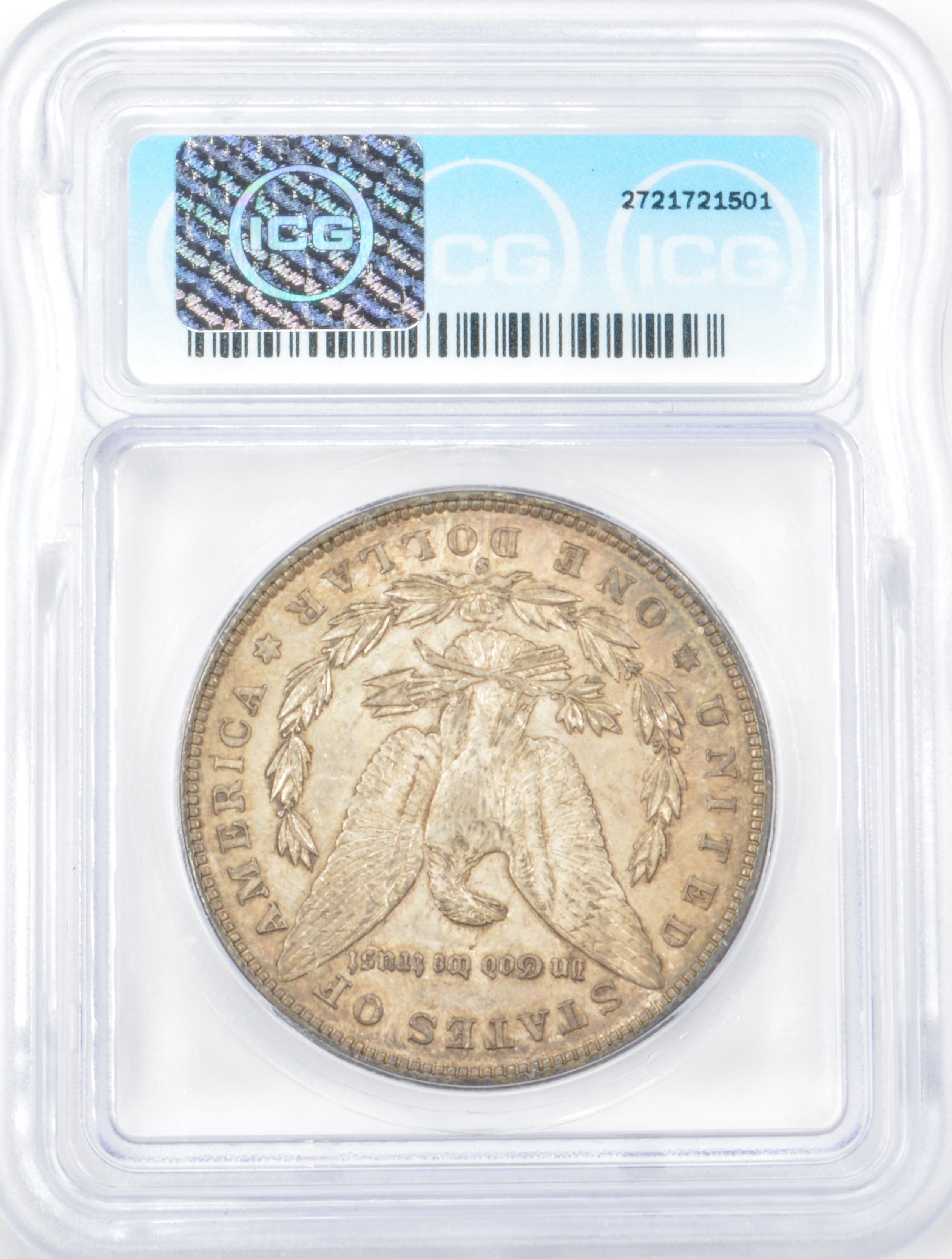 1891-S Morgan Dollar $1 - ICG MS61 - Beautiful RARE Toning!! High Redbook! | Property Room