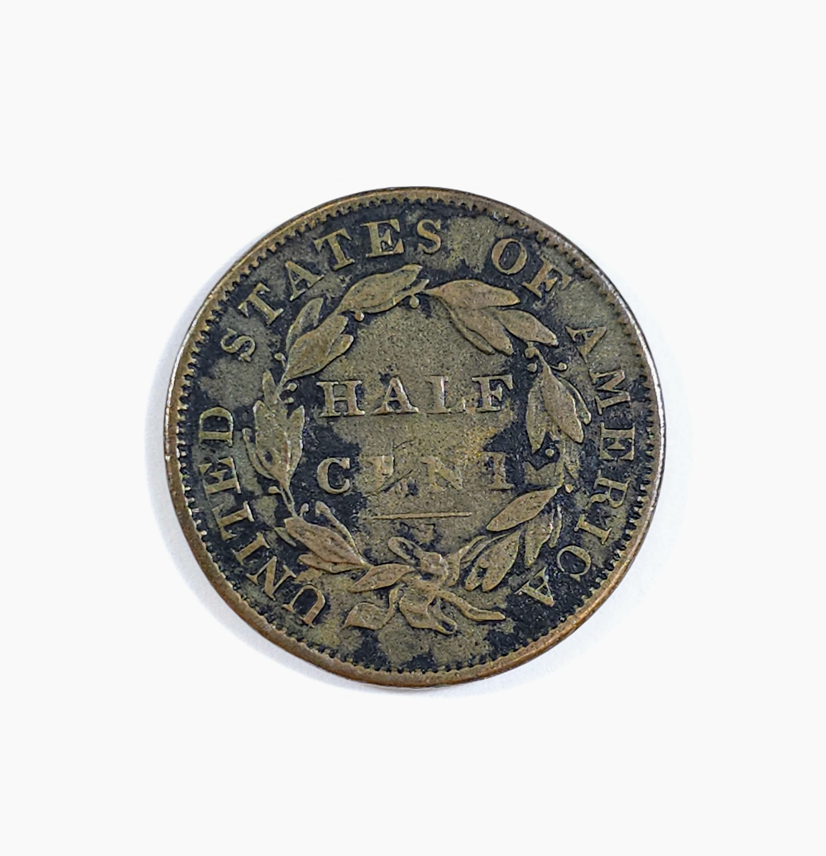 1834 Classic Head Half Cent - Extra Fine - Pretty Coin! Only 141,000 ...