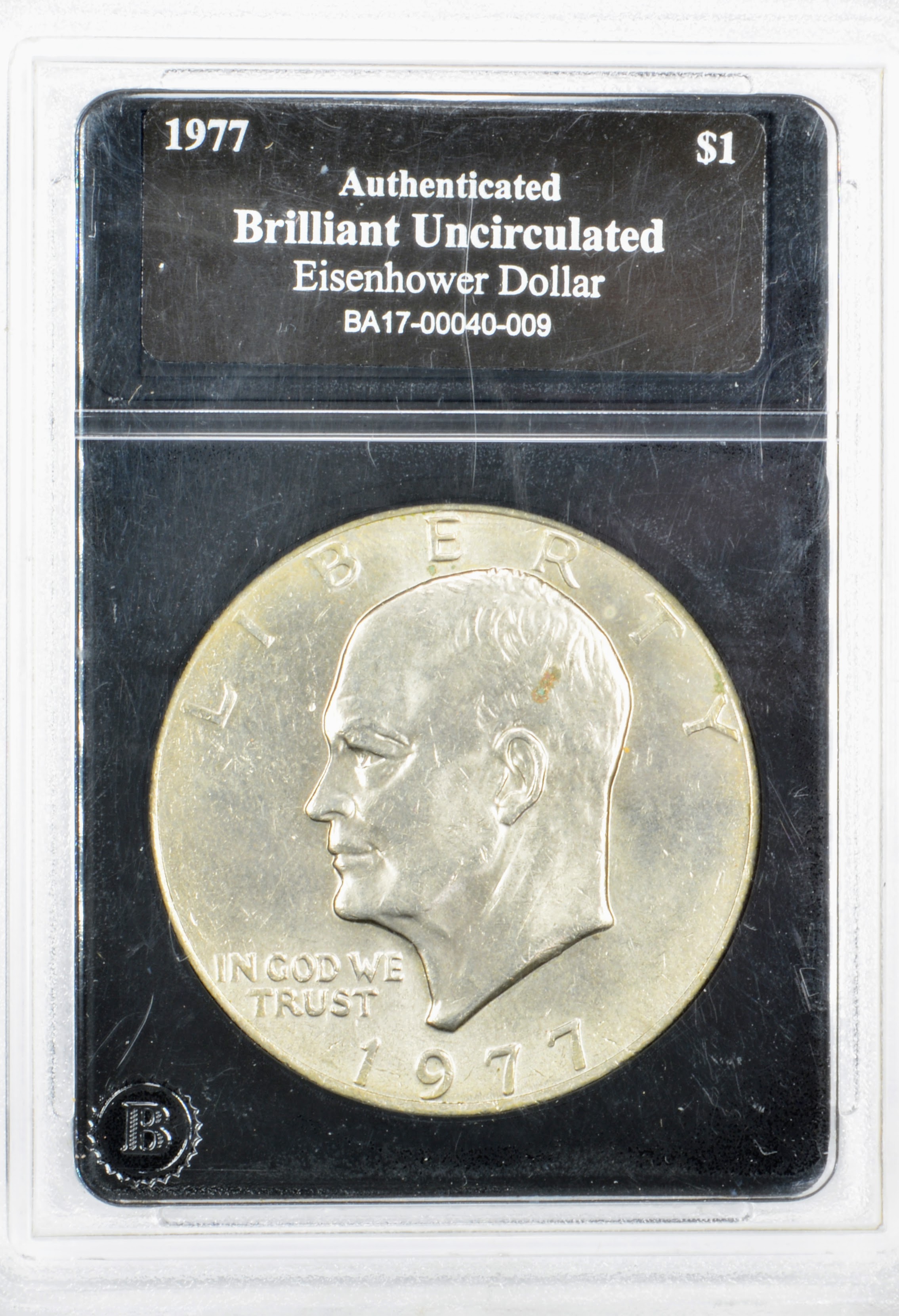 1977 Eisenhower Dollar $1 - Brilliant Uncirculated | Property Room