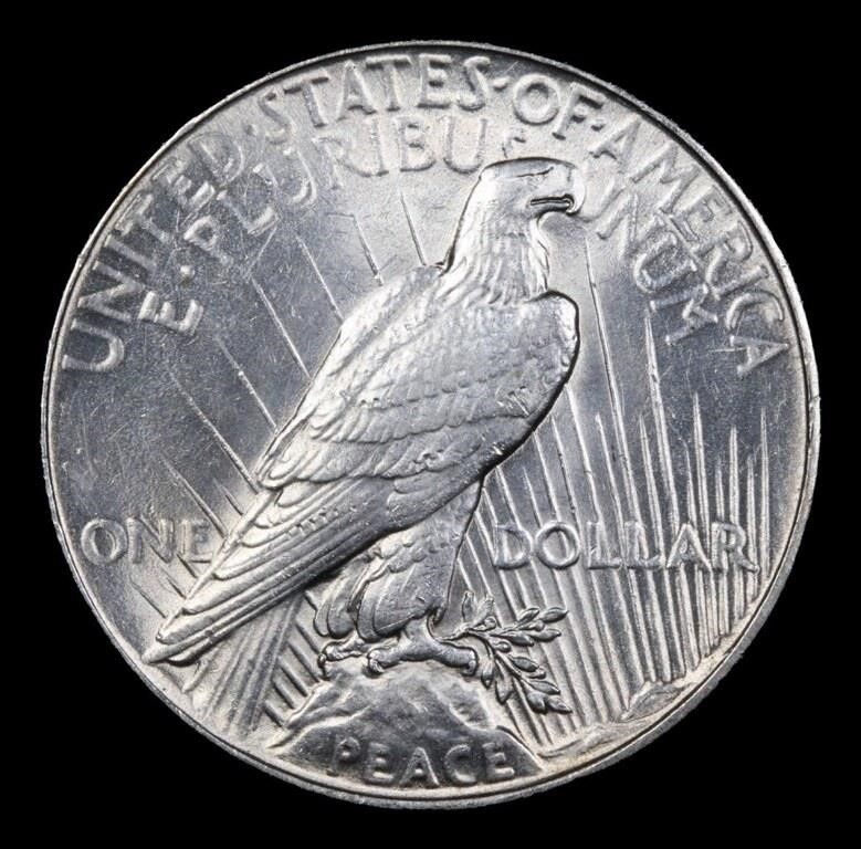 1934-P Peace Silver Dollar $1 - Select Uncirculated - Much Better Date ...