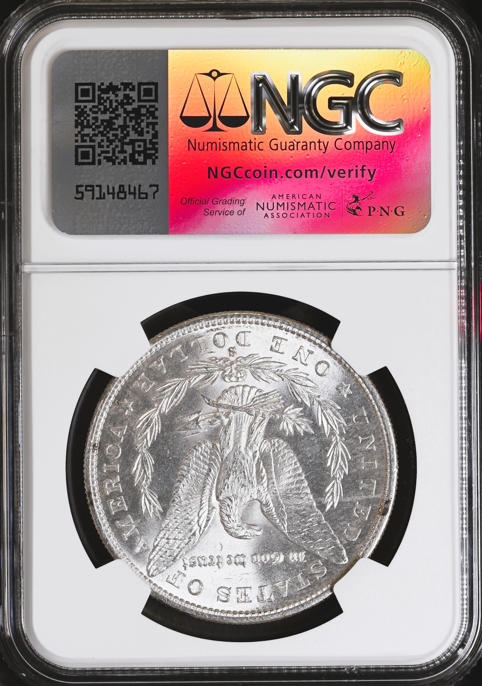 1880-S Morgan Dollar $1 - NGC MS63 - MAJOR CARTWHEEL! - NGC Price Guide $110.00 - Freshly Graded ...