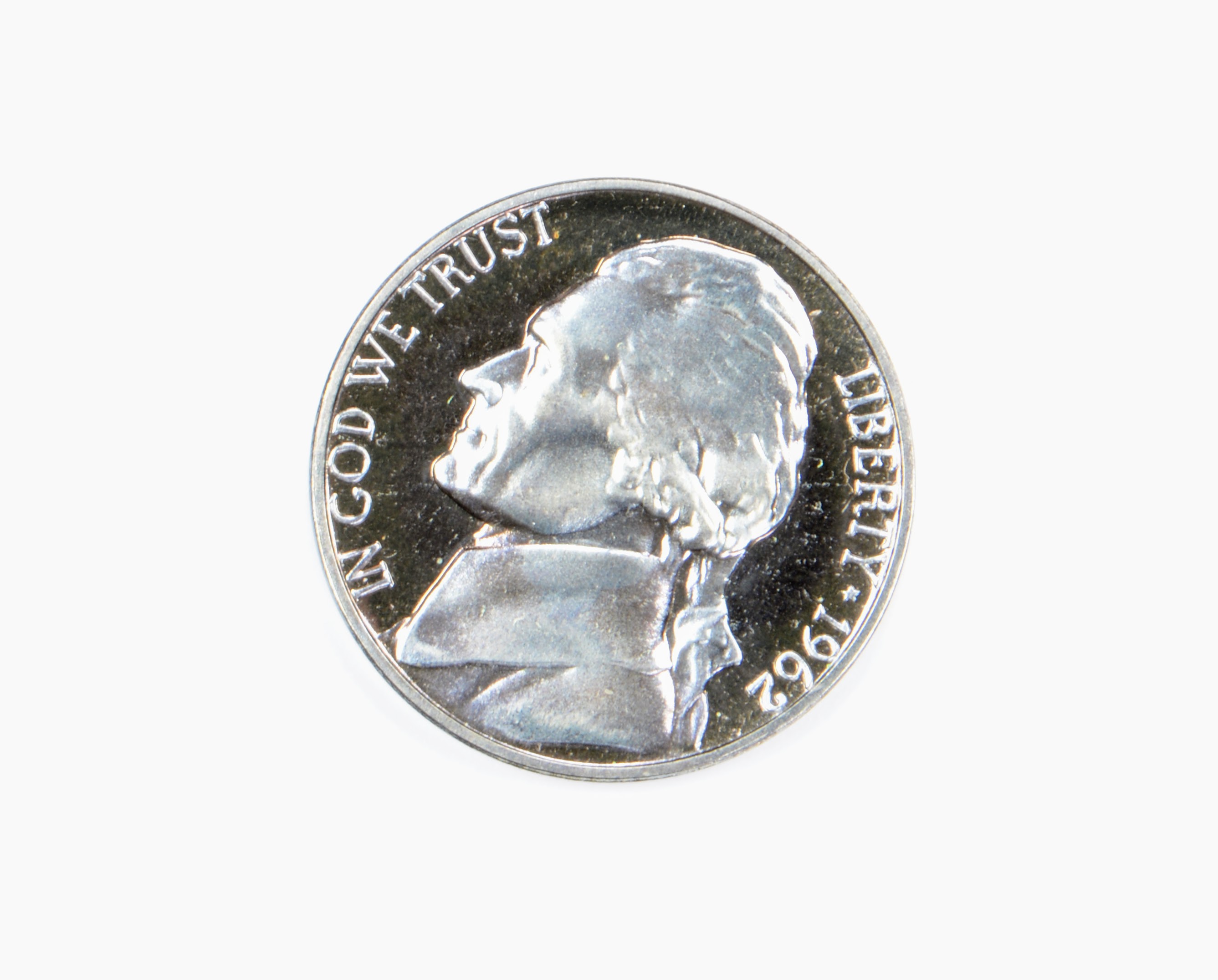 1962 Proof Jefferson Nickel 5c | Property Room