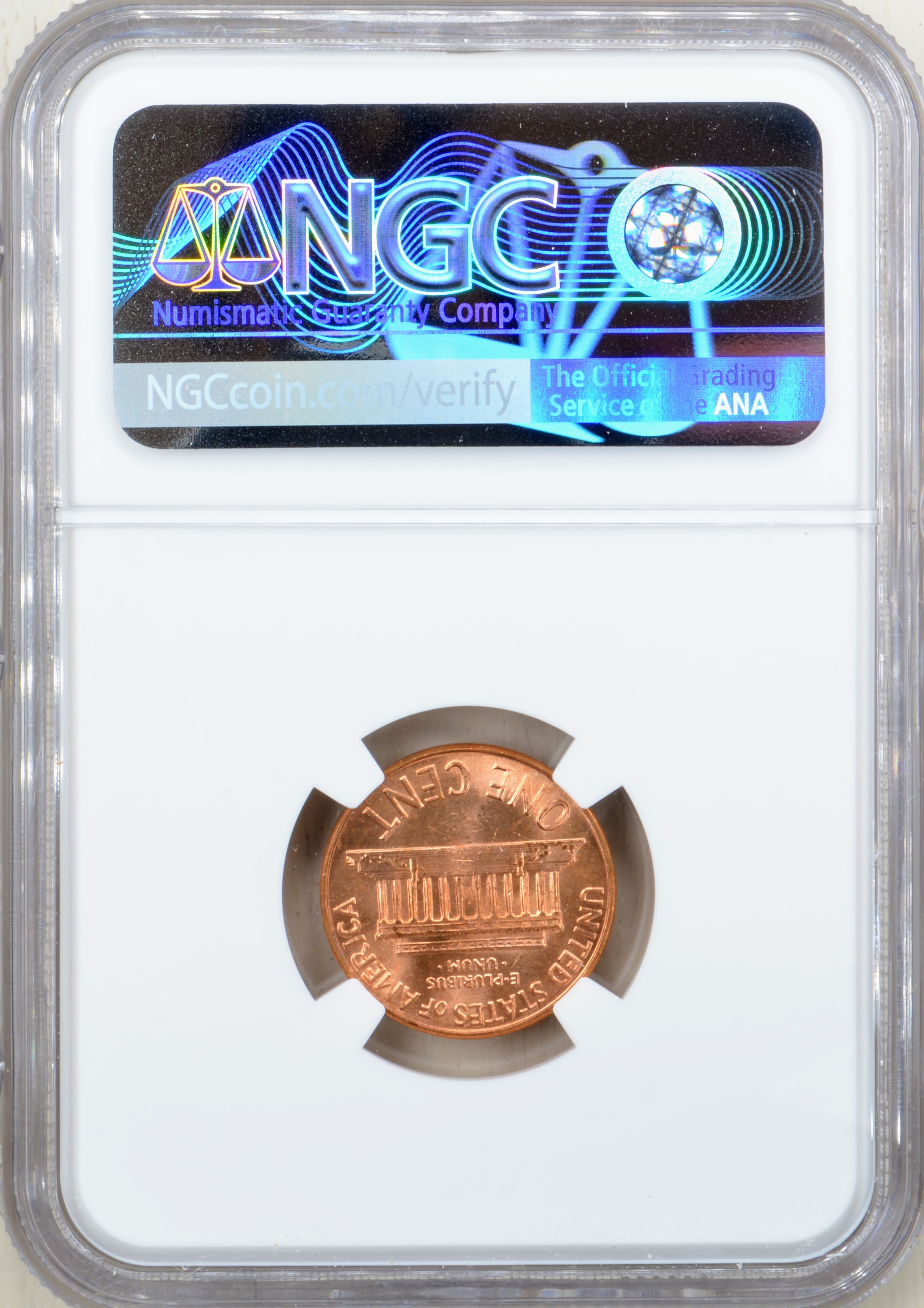 1963 Lincoln Memorial Cent 1c - NGC MS66 RD RED | Property Room