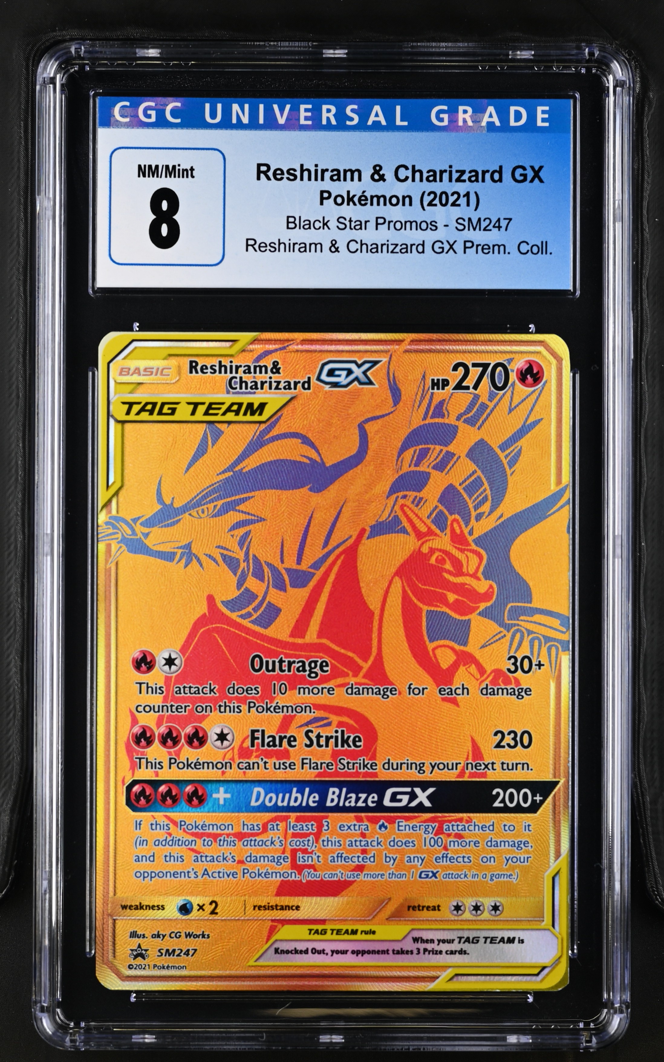 Pokemon Charizard Multiple Lot of 2 - 2019 & 2021 - CGC Graded ...