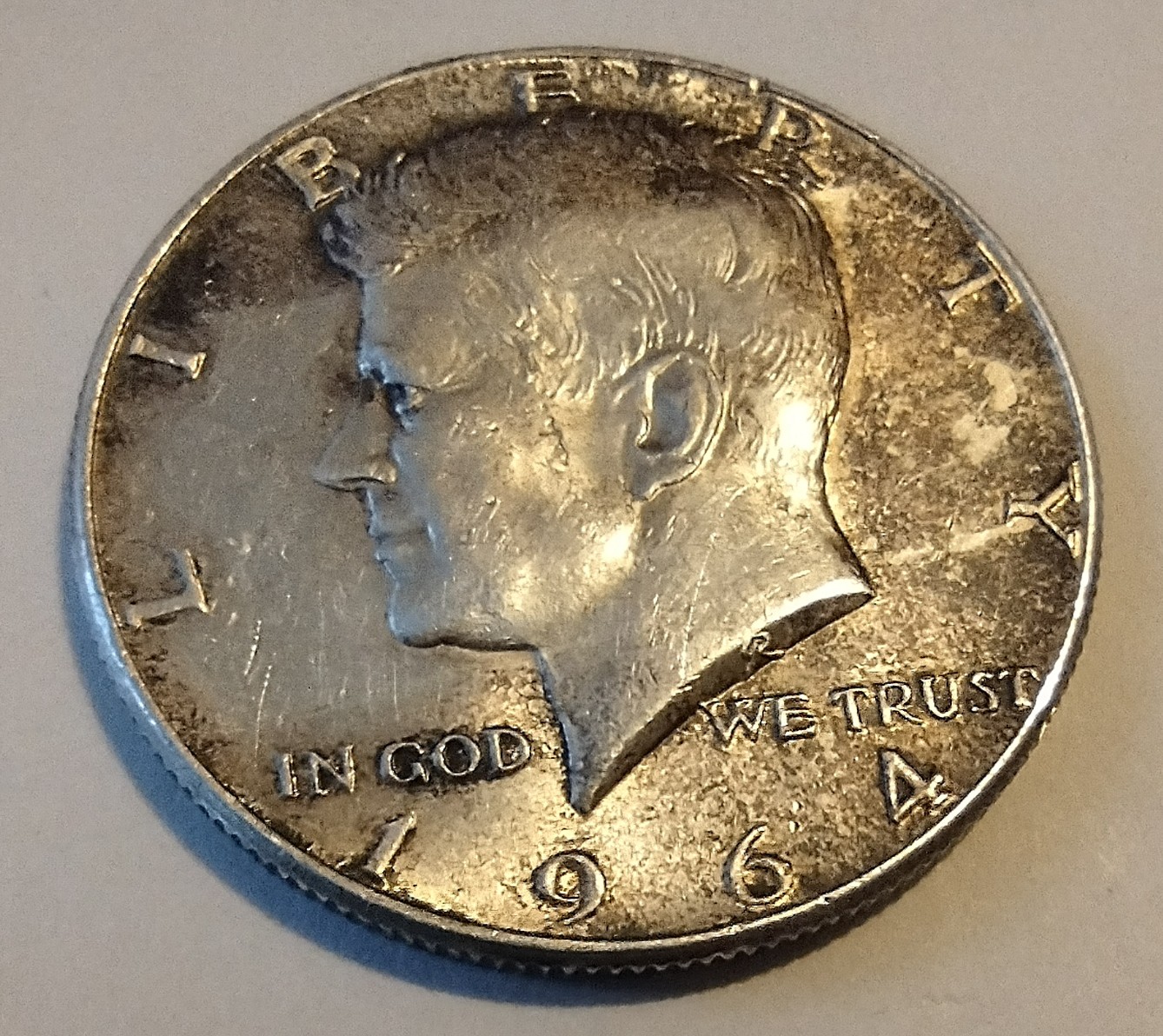 1964 Kennedy Half 90% Silver Coin | Property Room