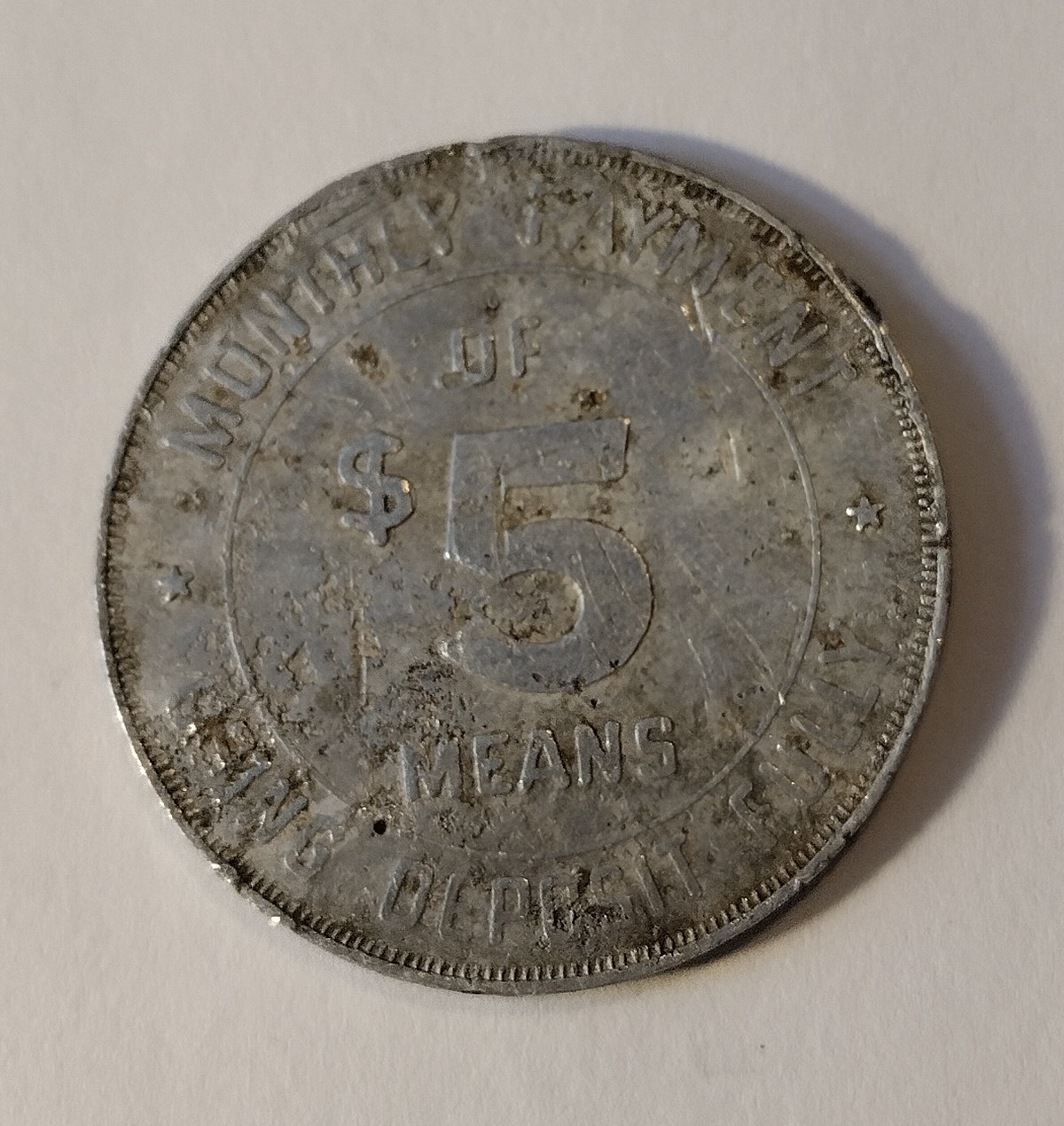 Spiegel Token $50 Deposit | Property Room