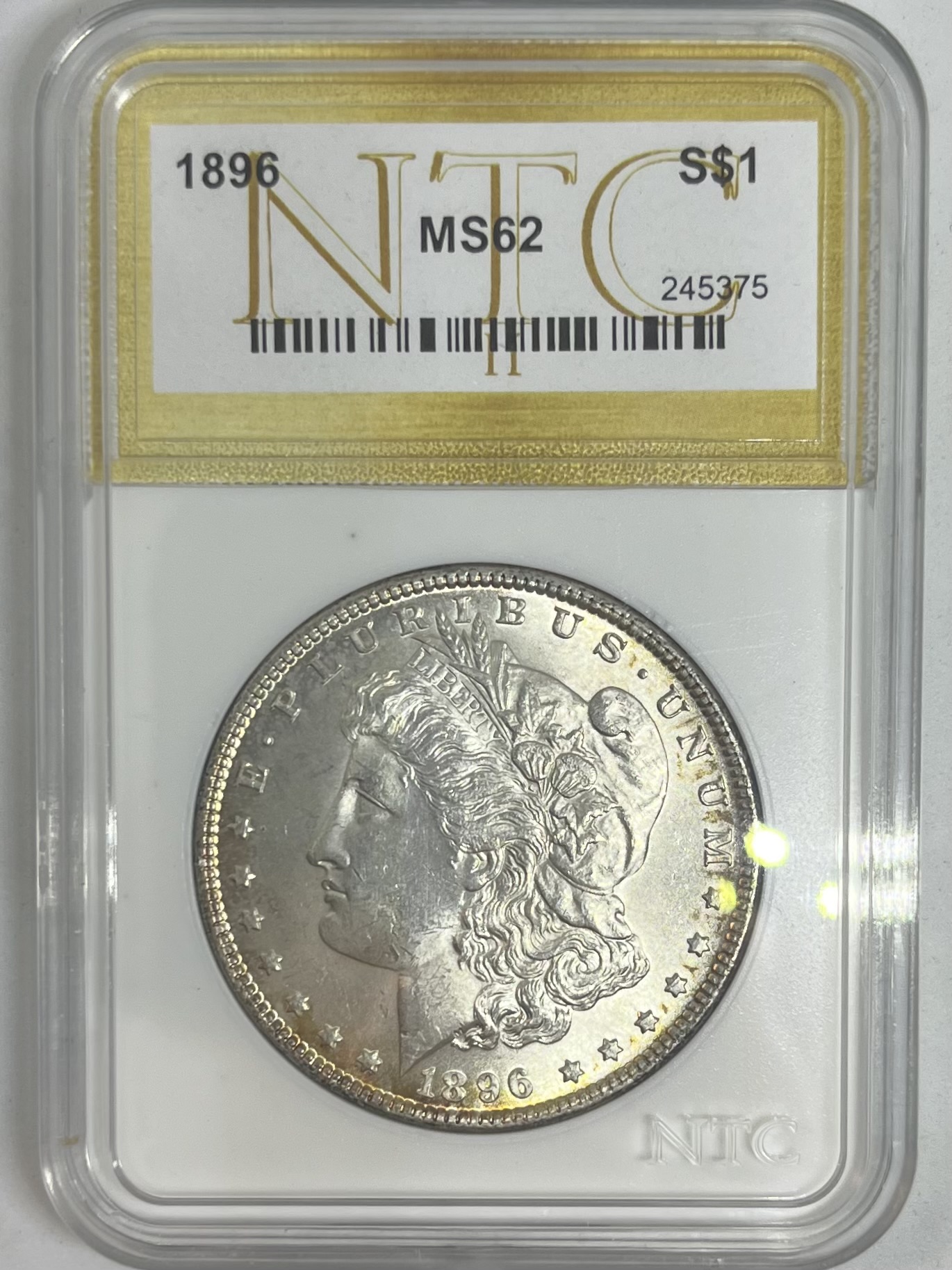 1896 Morgan Silver Dollar MS62 | Property Room