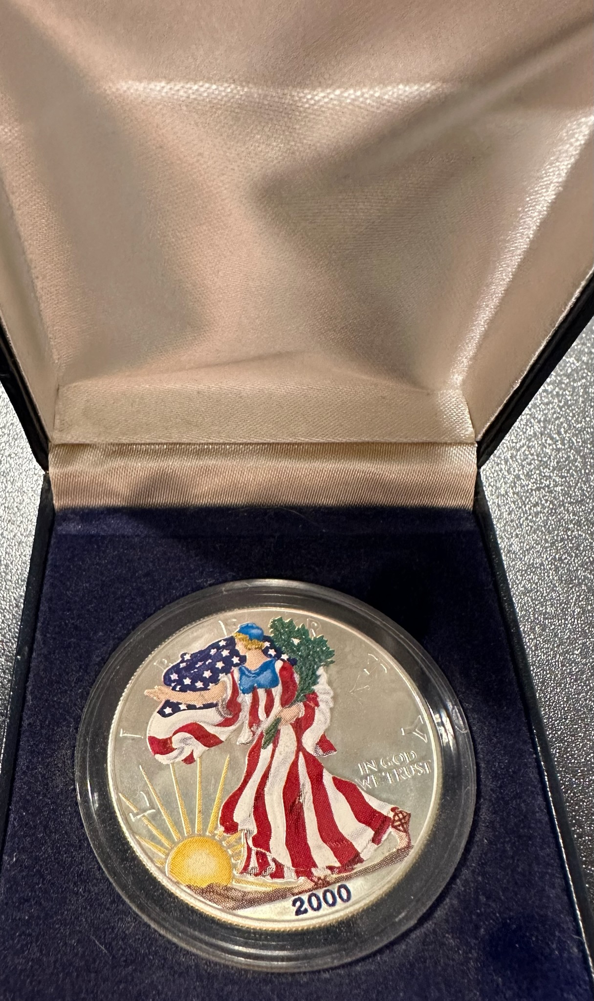 2000 Colorized Silver US Eagle - Coin | Property Room