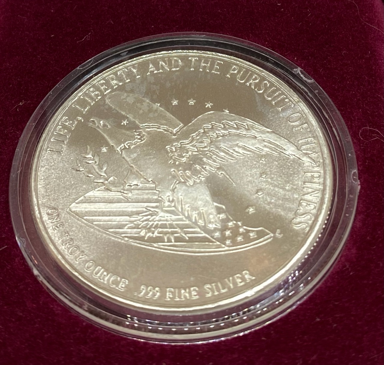 1991 Chrysler Bill of Rights Silver Coin 1 oz silver | Property Room