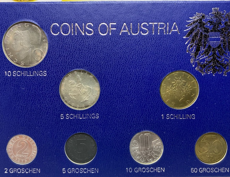 Austria 7pc Coin Set | Property Room